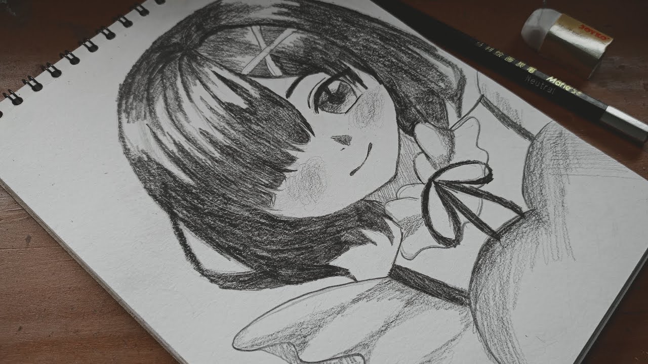 Cara Menggambar Anime Cewek Tutorial Step by Step | Anime Girl Tutorial ...