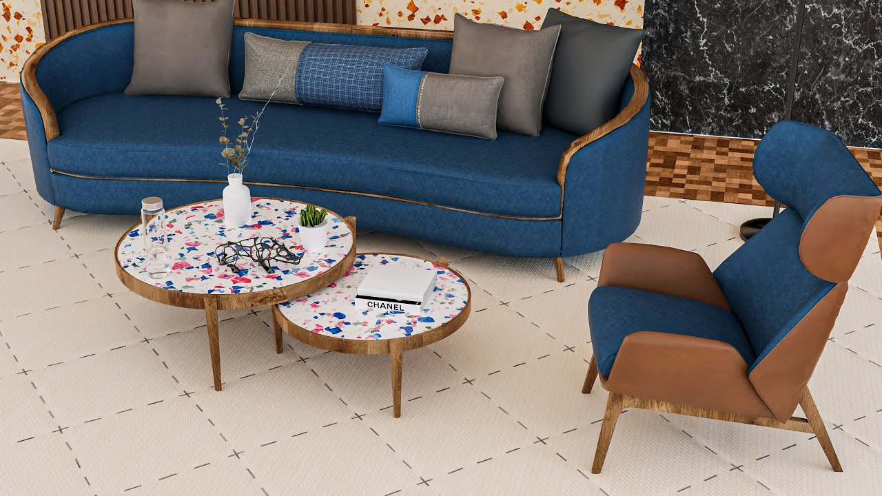 Keyshot 10.1 Living Room Tutorial | Ammar Khan - YouTube