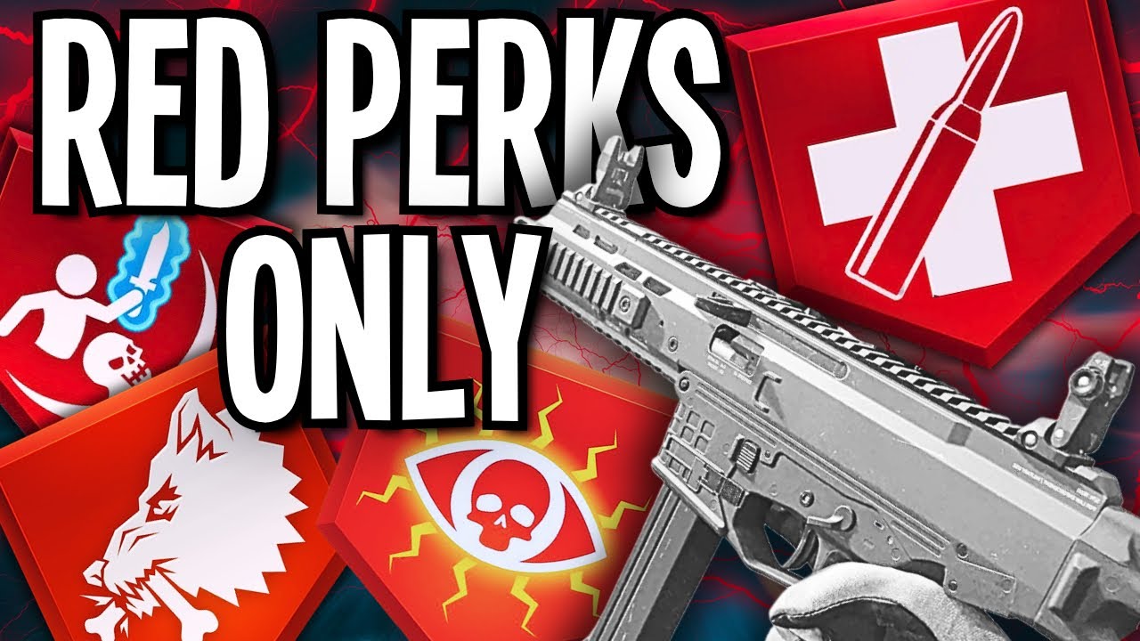 Using Red Perks ONLY is Crazy - Call of Duty Zombies - YouTube