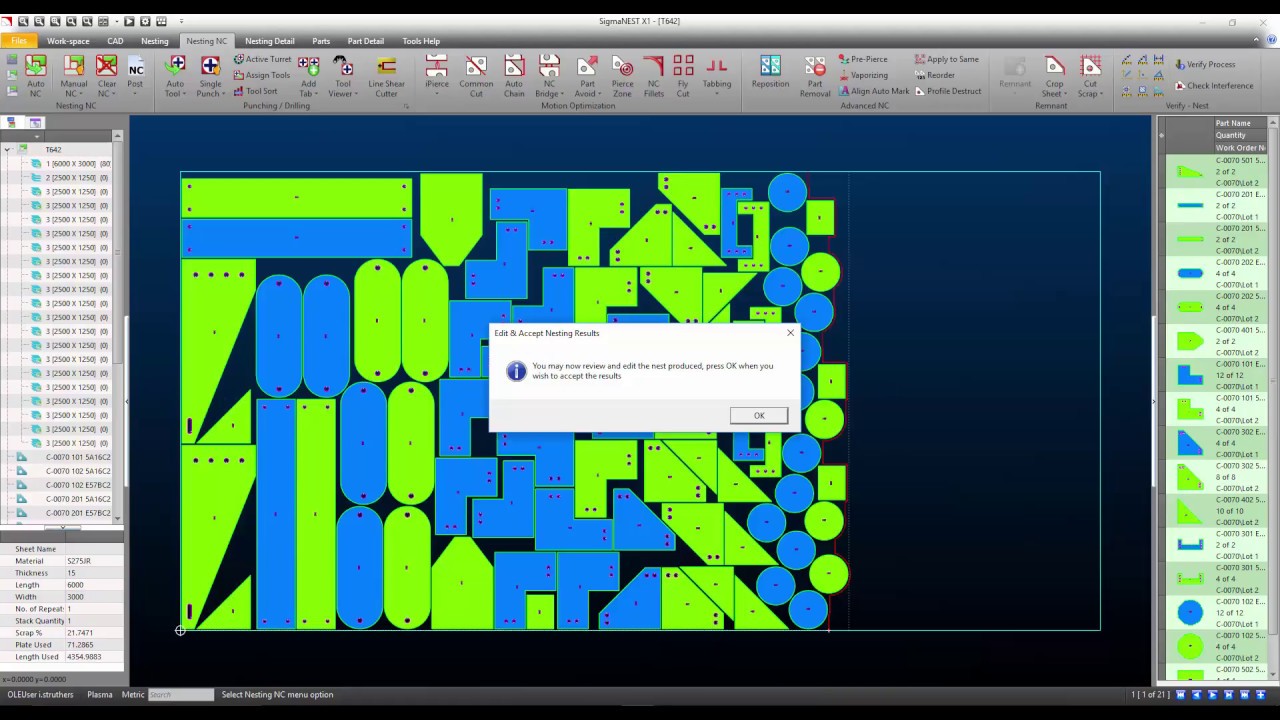 SigmaNest at Work with STRUMIS - YouTube