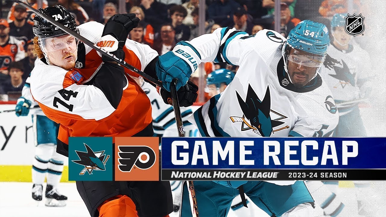 San Jose Sharks vs Philadelphia Flyers | March 12, 2024 | Game ...