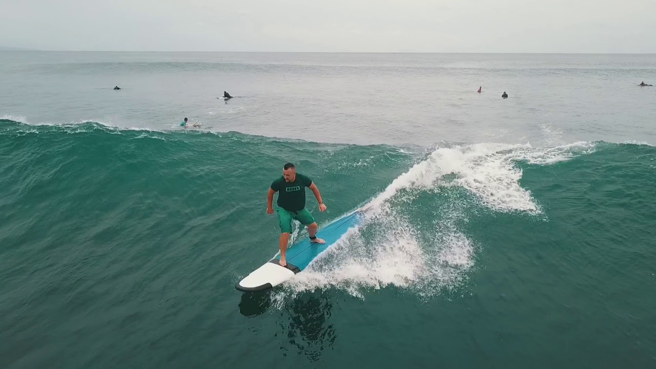 Surfing Bali Serangan Jan 2018 - YouTube