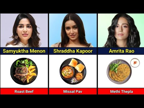 Famous Indian Actresses And Their Favourite Food - YouTube