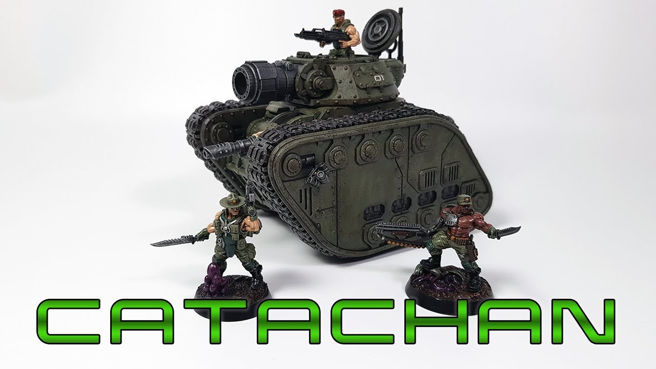3D Printed Catachan Tank and Characters! | Warhammer 40k Showcase - YouTube
