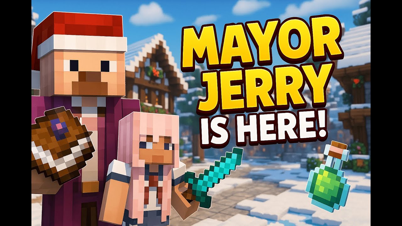 🔴Minecraft Hypixel Skyblock – Mayor jerry grind !!! (From India 🇮🇳) - YouTube