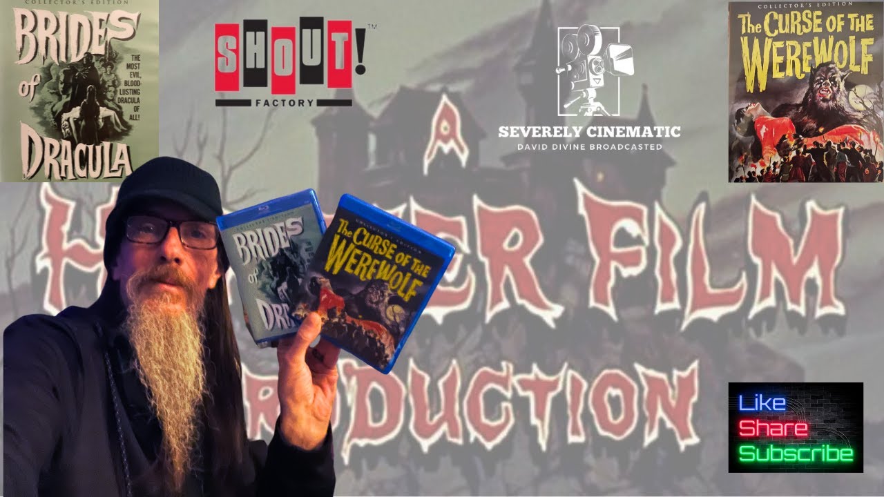 2 Hammer Films- The Curse of the Werewolf and Brides of Dracula Blu-Ray ...