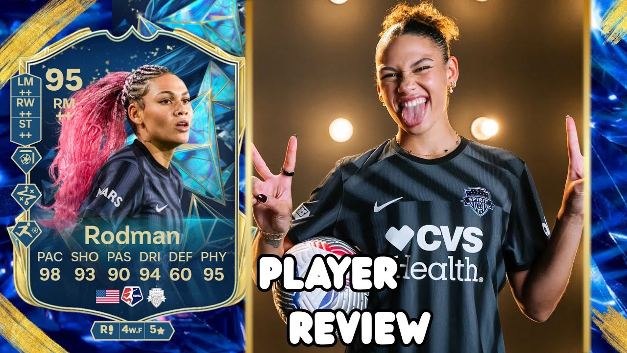 ES MUY BUENA!! TRINITY RODMAN TOTS 95 REVIEW | EA FC 25 TRINITY RODMAN ...
