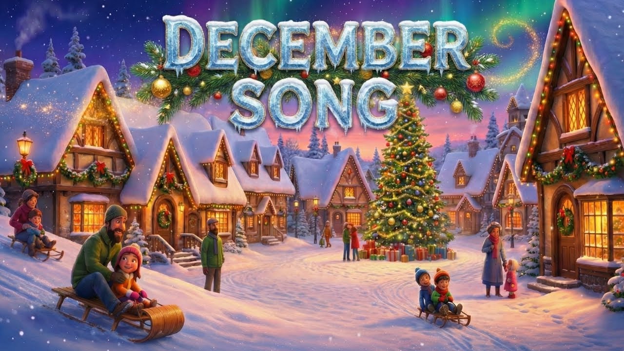 “December – a Magical Time” 🎄 A cheerful December song for children 🎄 ...