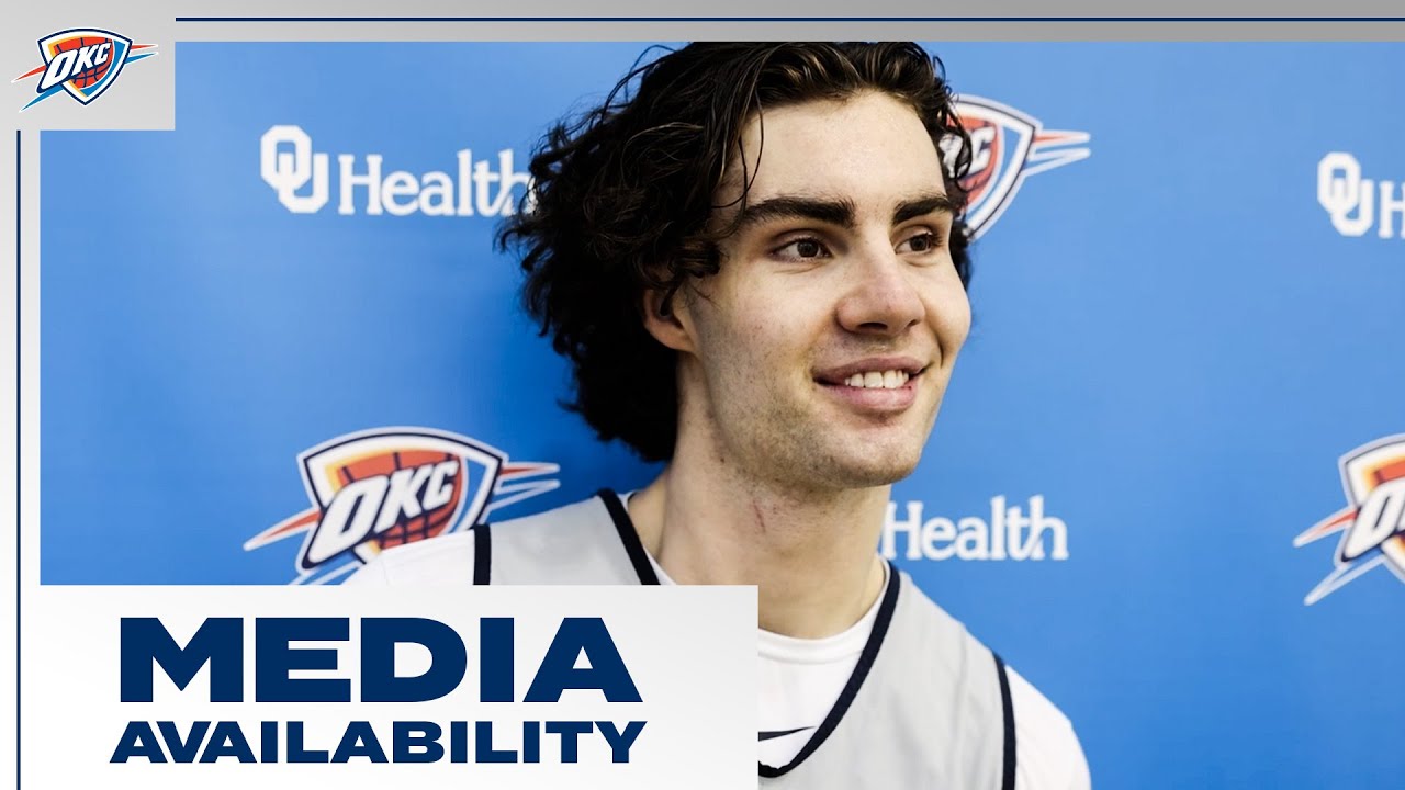 Josh Giddey Speaks with Media at Shootaround | November 6, 2023 | OKC ...