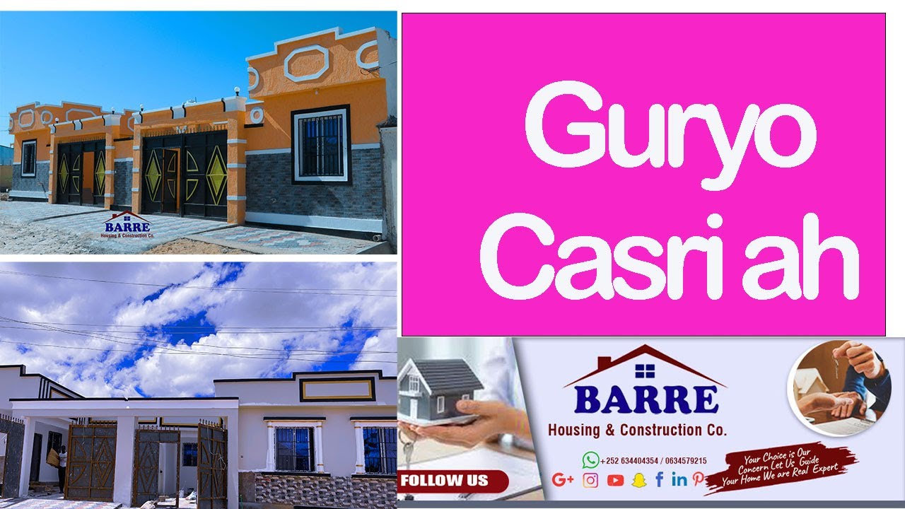 Guryo Casri ah oo iib ah | House for Sales | @abdifatah15 - YouTube