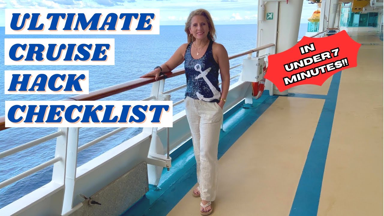 The Ultimate Pre-Cruise Checklist -- in UNDER 7 Minutes! - YouTube
