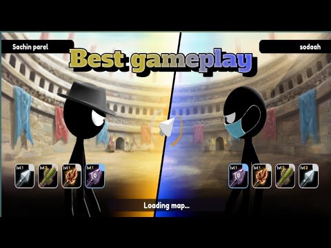 stickman archer online game play part = 1 // By skv gaming - YouTube