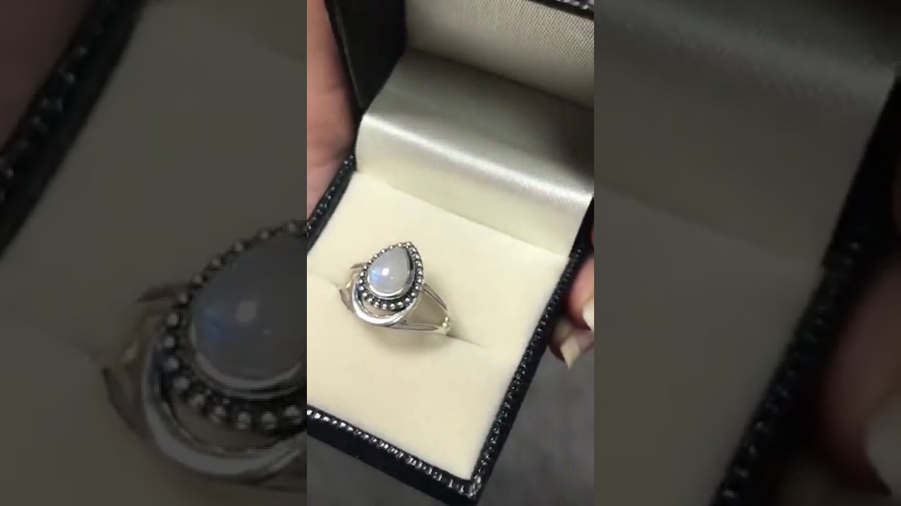 Moonstone Ring Change Color - YouTube