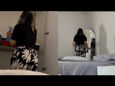 Cleaning the Bedroom | Sky Rose Vlog ✨🪞🛌