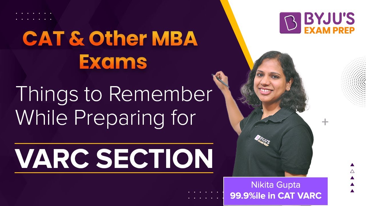 CAT 2022 & Other MBA Exams | Things to Remember While Preparing for ...