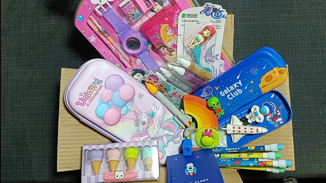 Big unicorn stationery items Disney Princess stationery set and ...