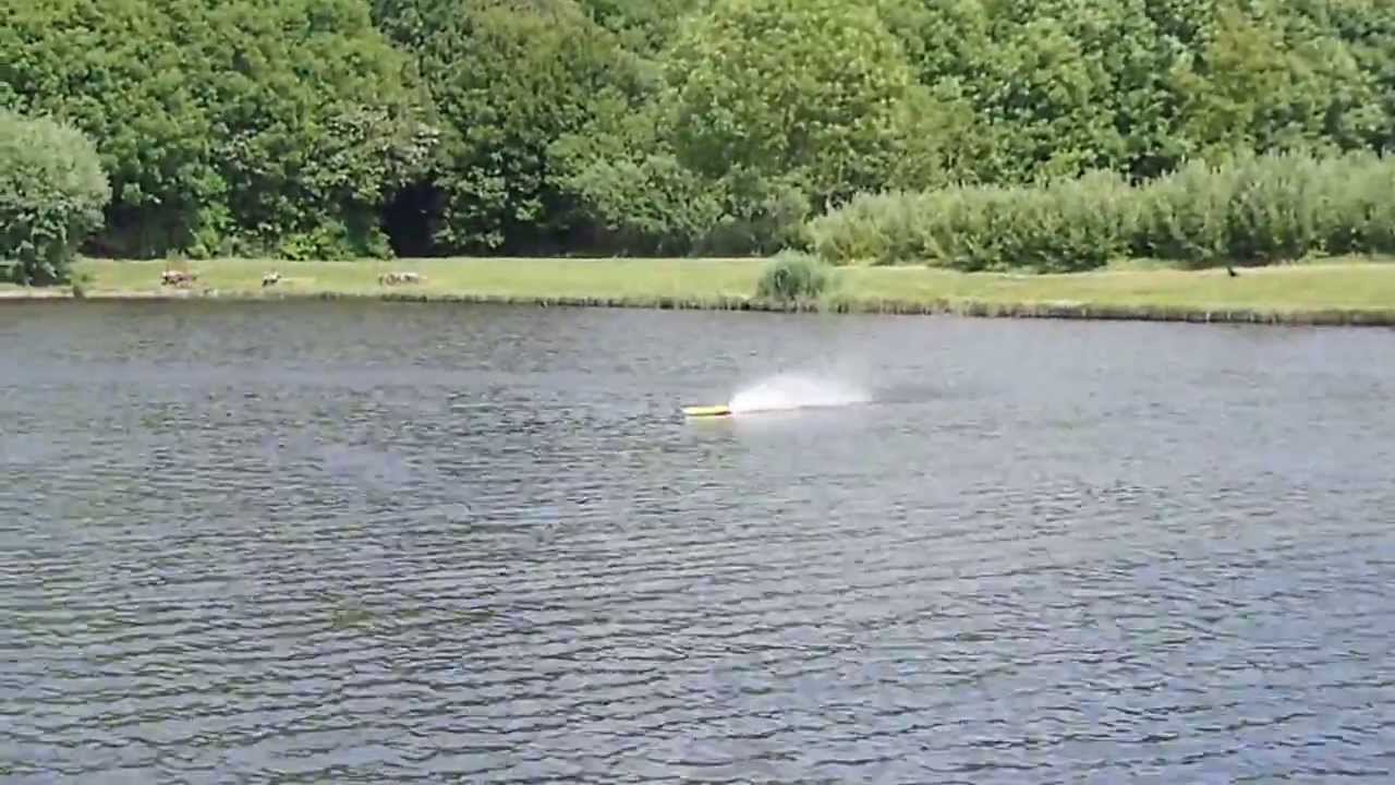 hydro marine bluebird 3600 kv 3S - YouTube