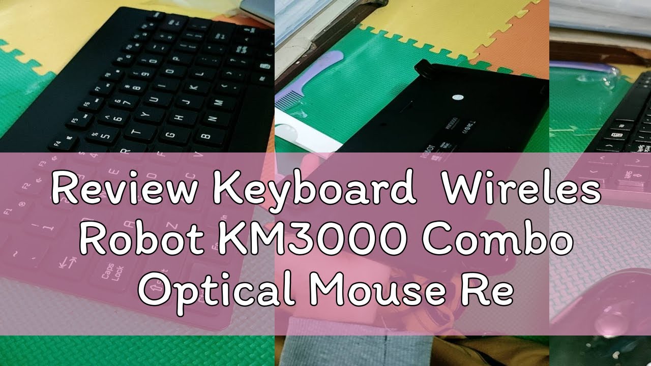 Review Keyboard Wireles Robot KM3000 Combo Optical Mouse Receiver Usb ...