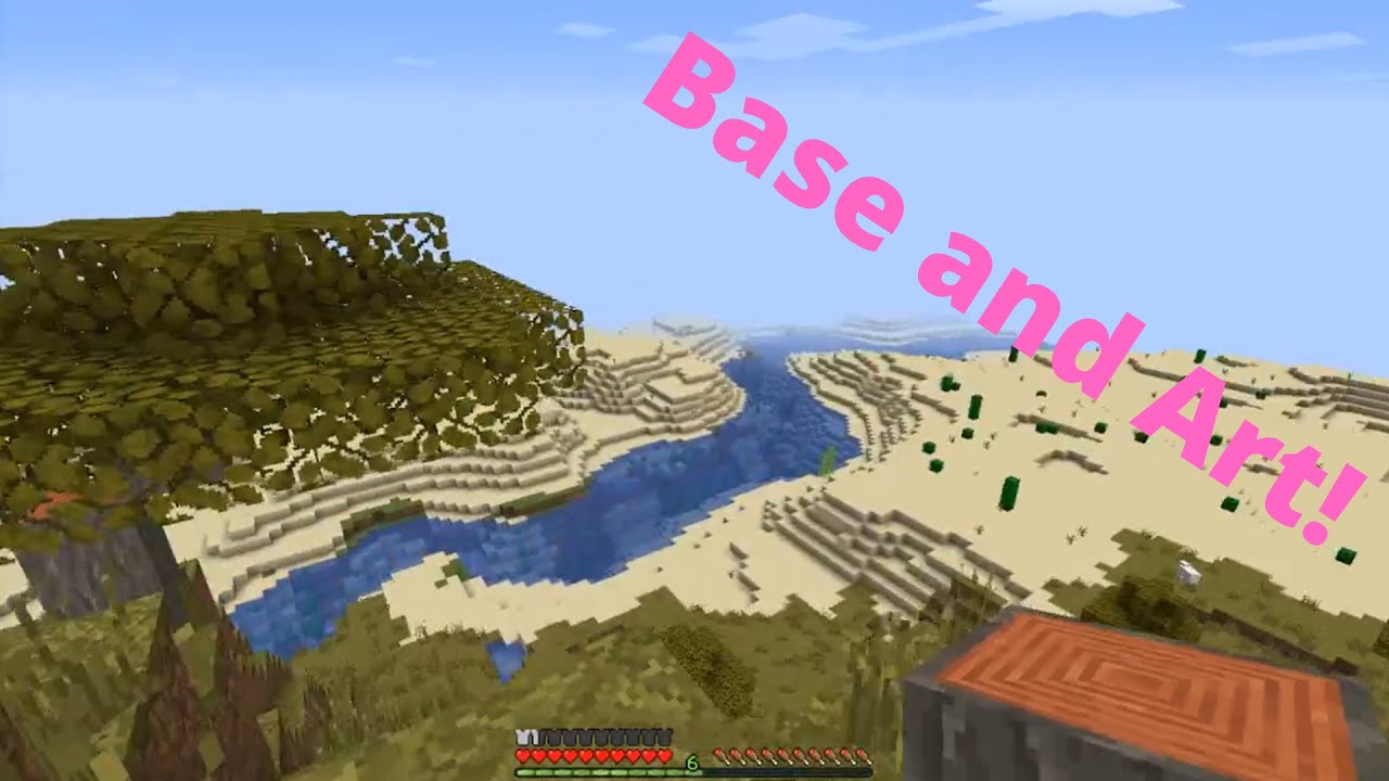 Base and Art! (Minecraft ep 4) - YouTube