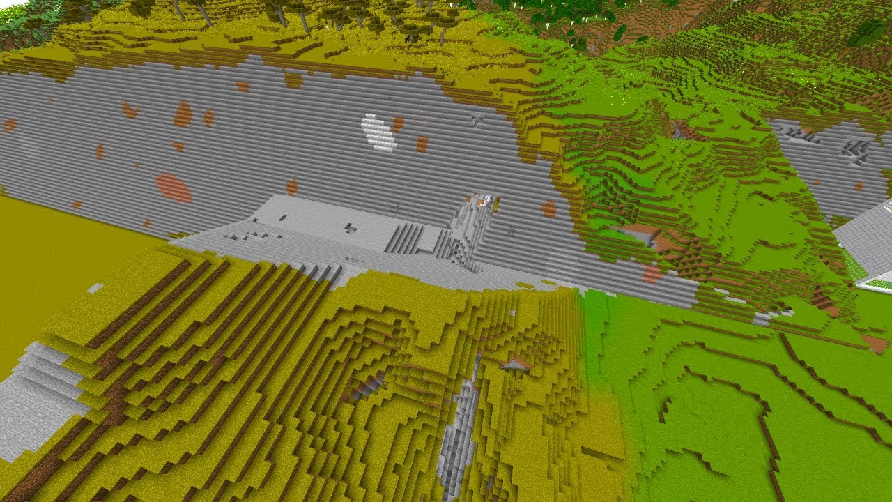 Minecraft - making the world flat 347 - YouTube