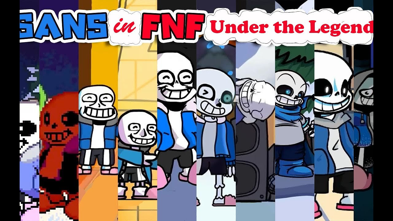 FNF character test playground remake: "Under the Legend" SANS evolution ...