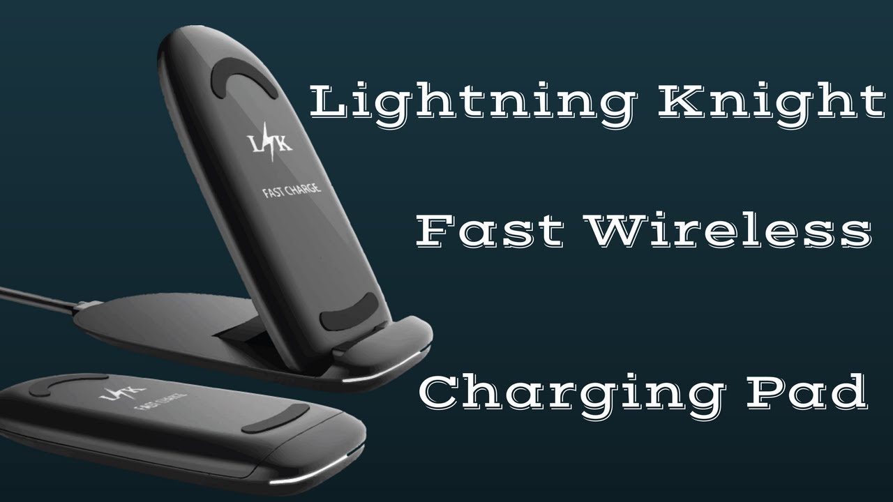 Lightning Knight Fast Wireless Charging Pad Review - YouTube