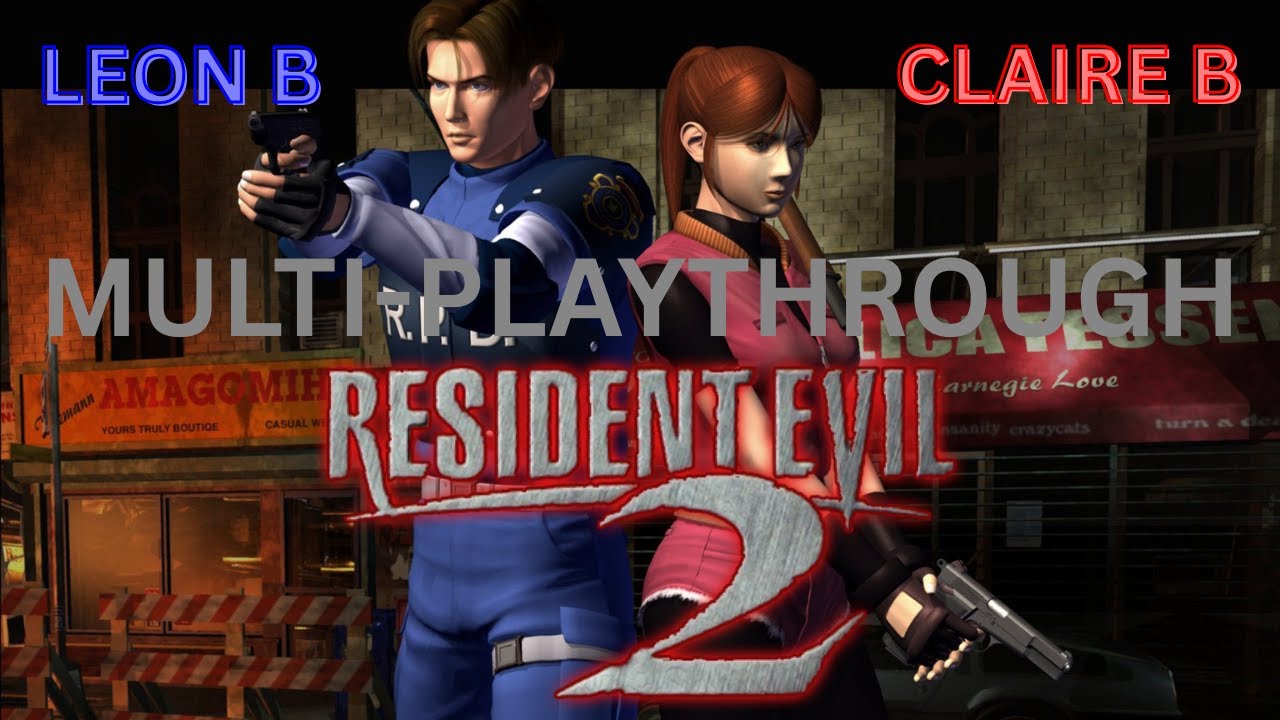 Double Dose Of RE Dos - Leon B/Claire B RE2(PS1) Multi-Playthrough ...