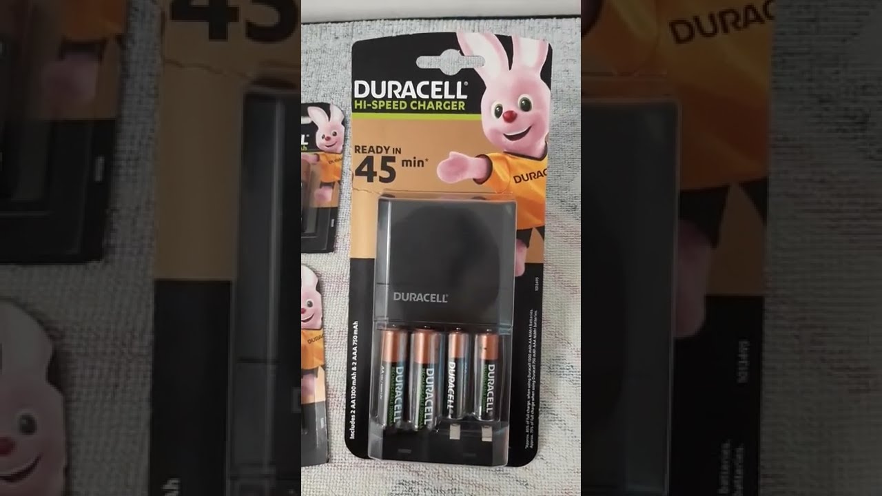 DURACELL HI-SPEED CHARGER CEF27 - YouTube
