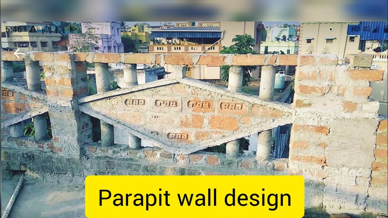 parapit wall ruyton new design RAJMISTRI top parapit design #dci work ...