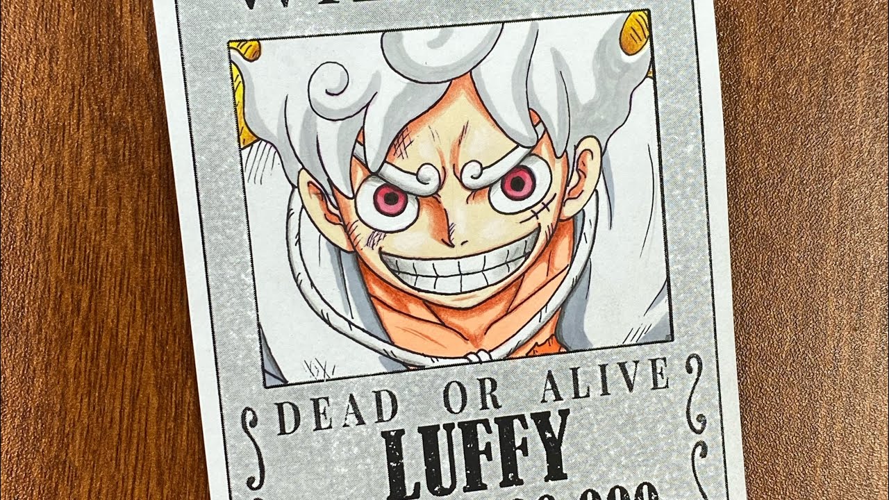 How to draw Luffy Gear 5 from One Piece | Step By Step - YouTube