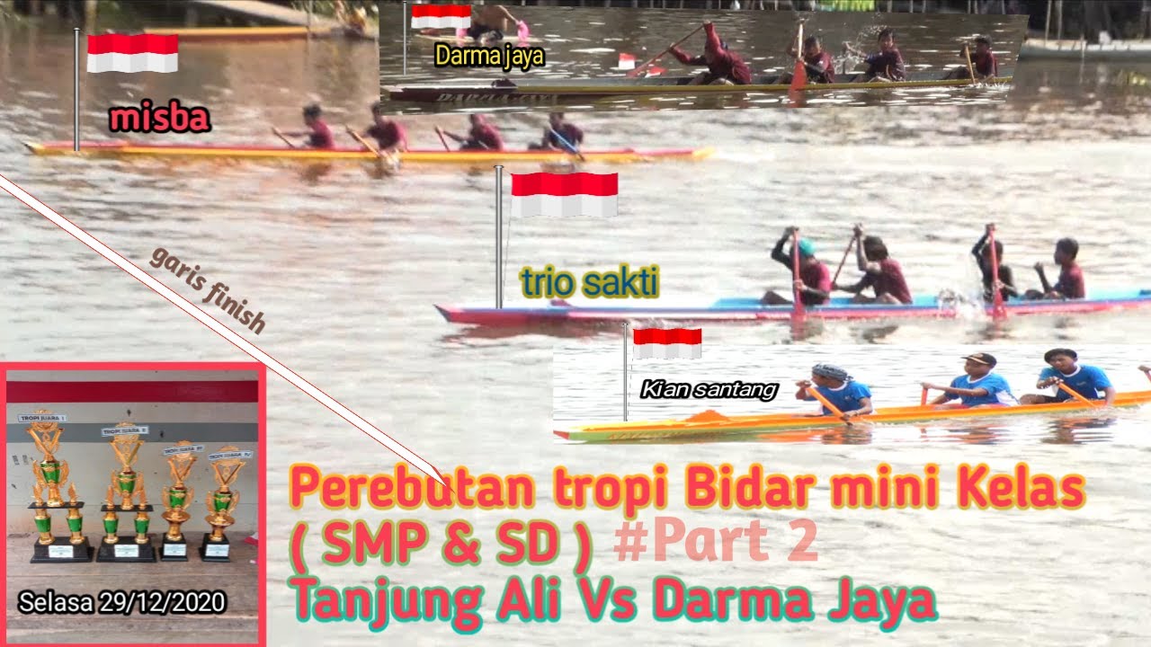 Perahu Bidar mini.Tanjung Ali.(SD & SMP) Part 2 - YouTube