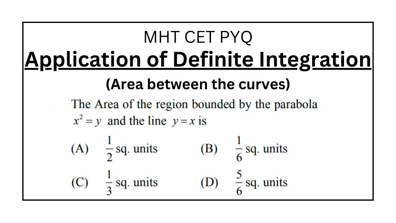 Applications of Definite Integration | Area between the curves | Class ...