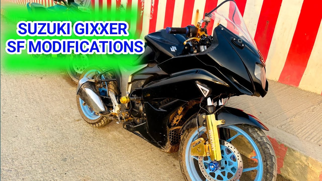 SUZUKI GIXXER SF 155 Modifications || Babybusa || Picci Biker Arnob ...