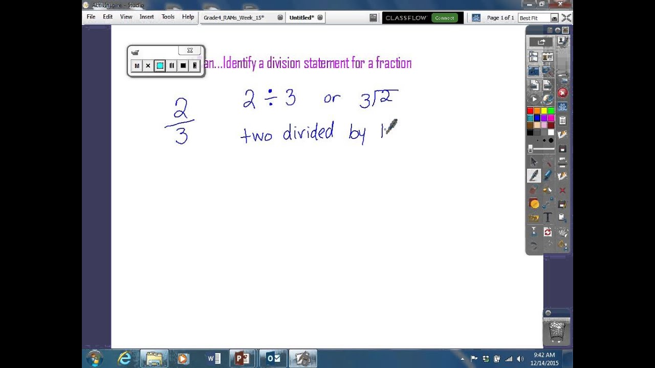 Fraction Division Statement YouTube Fraction Division Statement YouTube