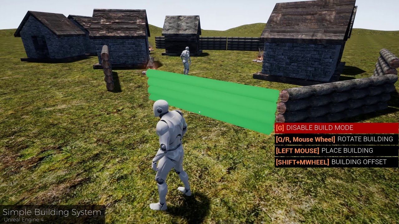 Simple Building System for Unreal Engine 4 - YouTube