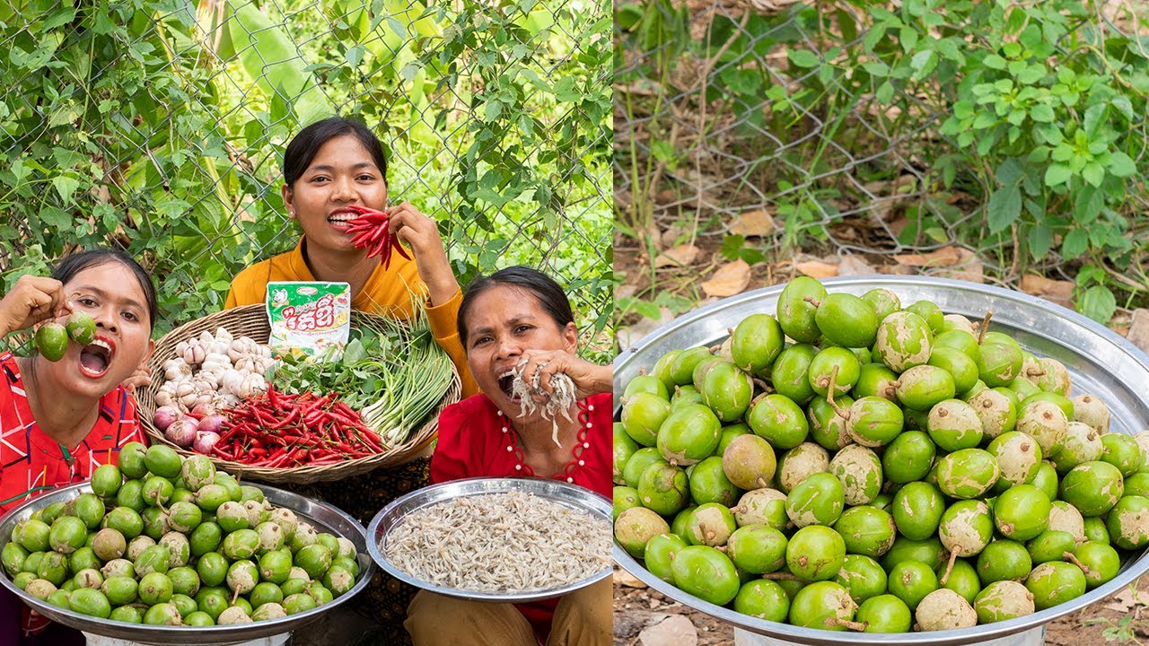 Grind Ambarella Fruit with Fried Krill and Spicy Chillies Recipe ...
