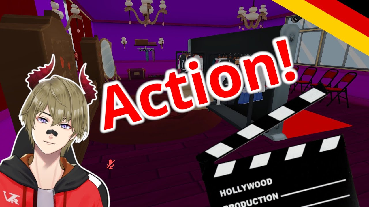 VRChat Map Film Studio Test?! V-Tuber DE - YouTube