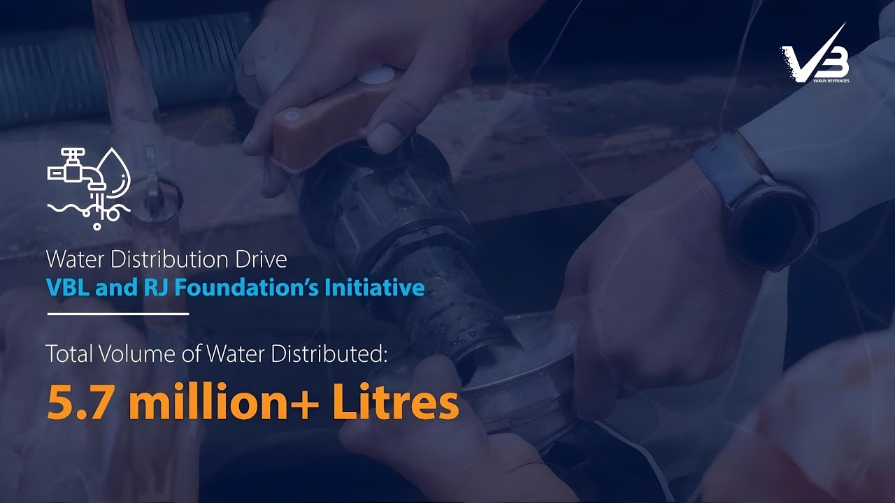 Water Distribution Drive | VBL & RJ Foundation’s Initiative - YouTube