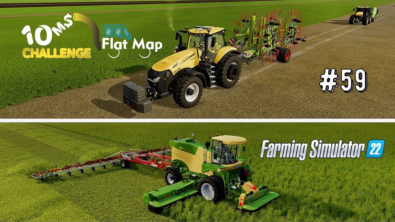 farming Simulator 22 fs22 timelapse Ep #59 Flat Map fs22 Mods - YouTube