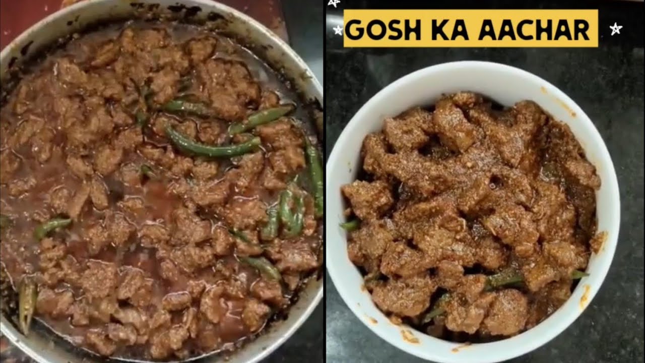 Gosh ka aachar ( Cook with Tarannum)@TarannumS20 #recipe #cooking #food ...