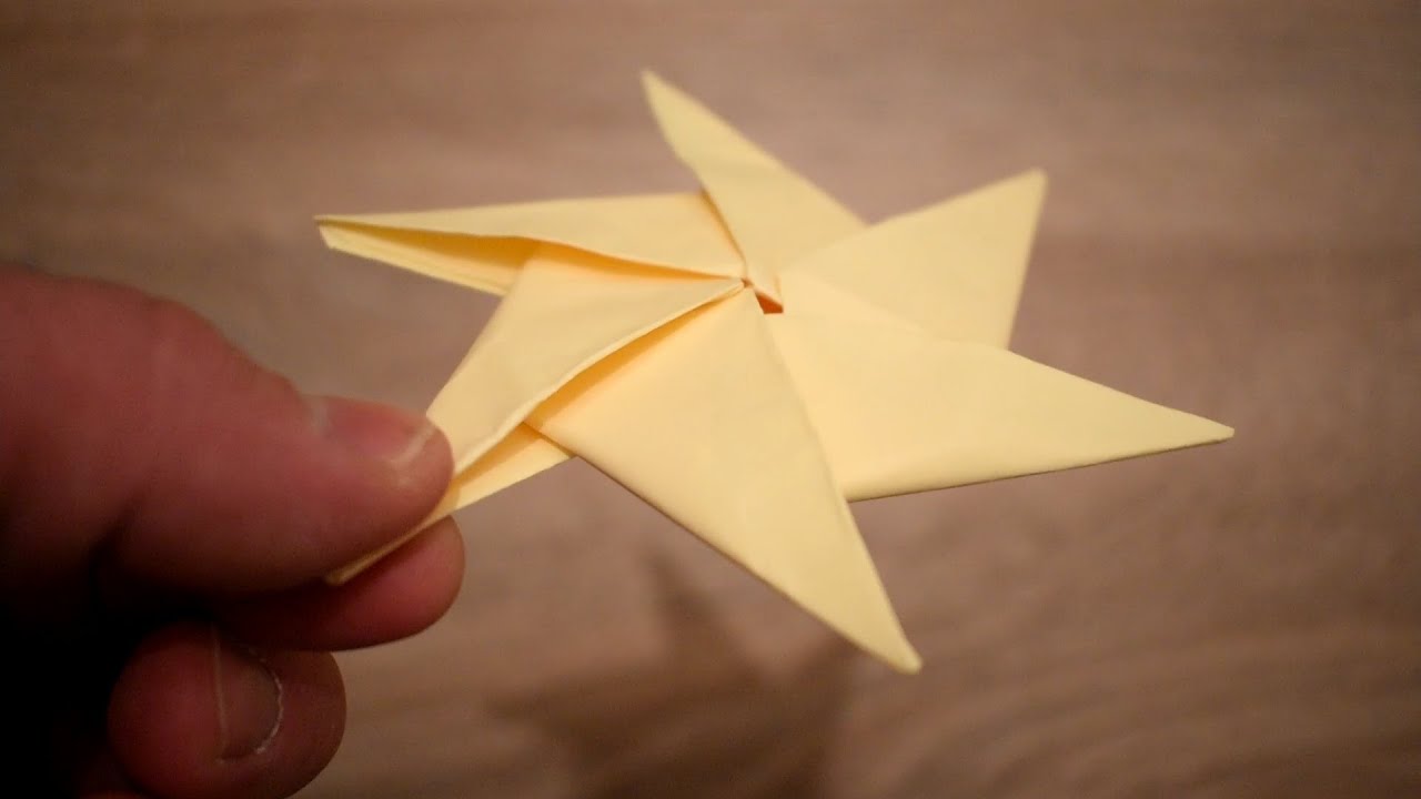 Origami Star - How To Make A Paper Star - YouTube