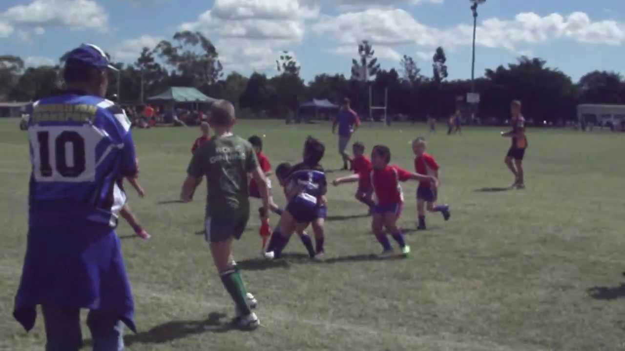 Goodna Eagles Under 7s Vs Redbank Red Under 7s - YouTube