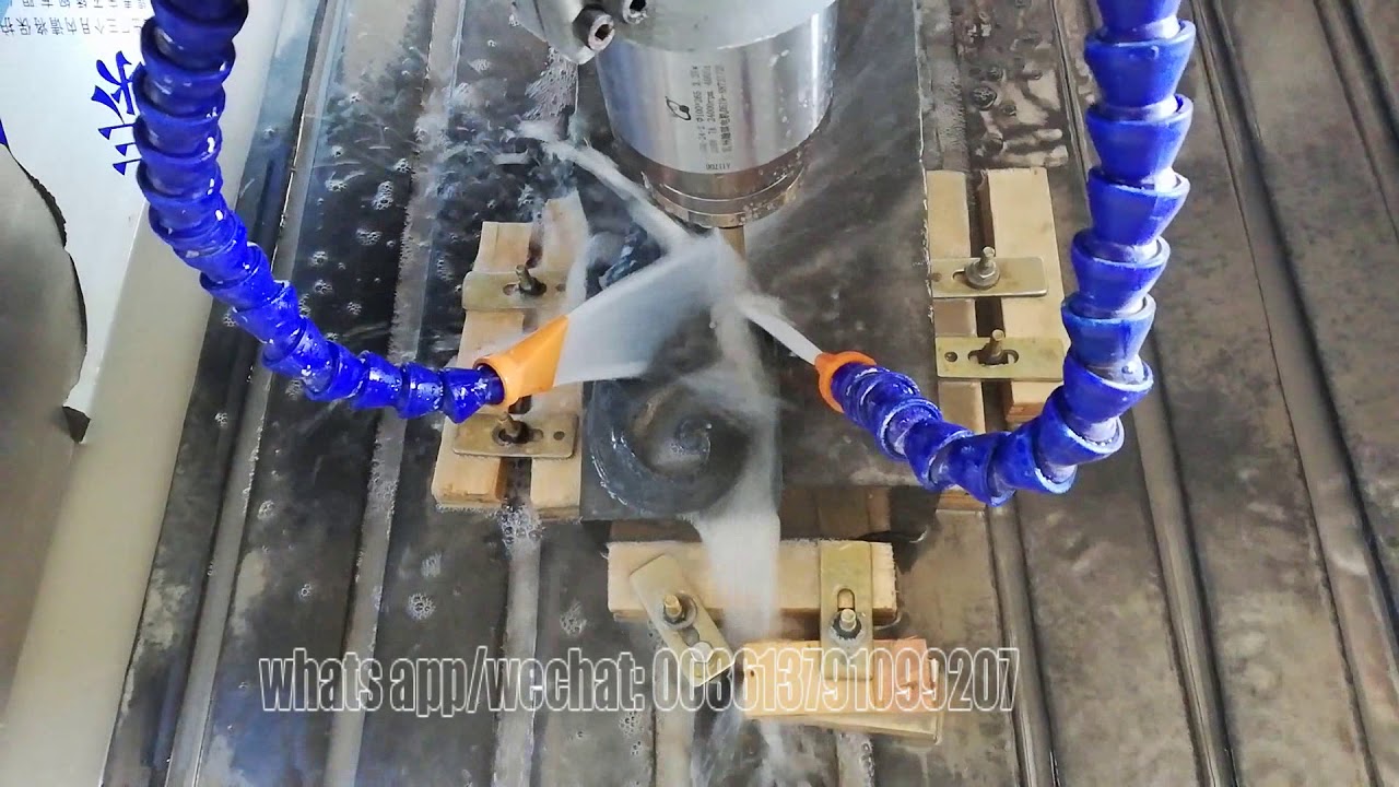 CNC Stone engraving machine for marble granite carving - YouTube