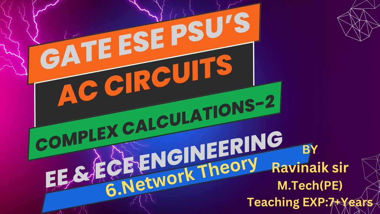 Lec 6 Complex calculations-2 in AC Circuit | Network Theory - YouTube