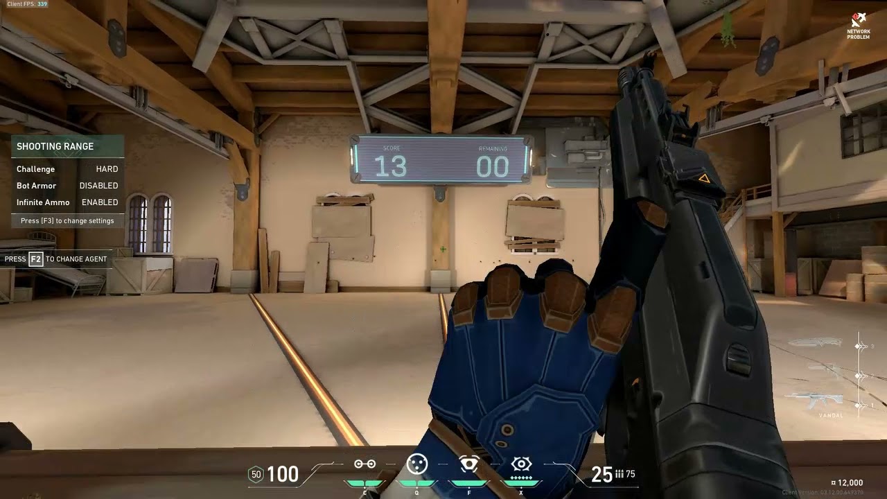 Valorant - Training Challenge. Stop if less than 10 kills - Hard Mode ...