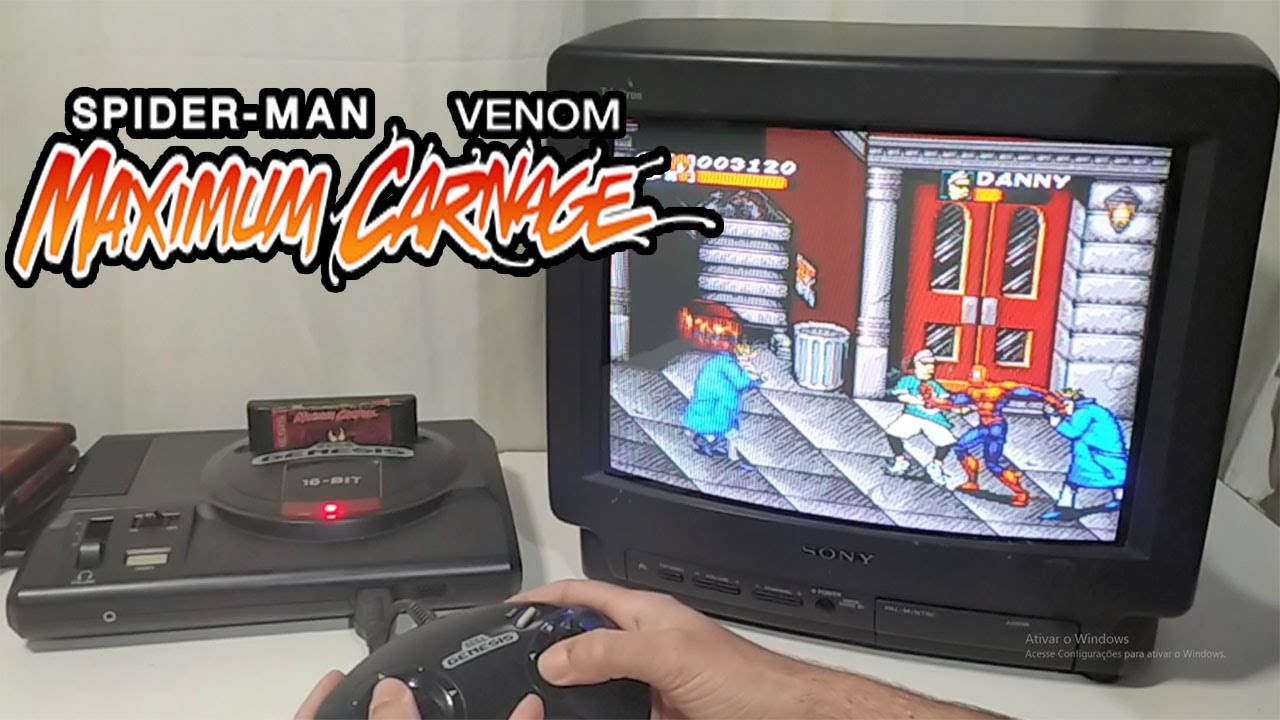 Spider Man and Venom Maximum Carnage - Sega Mega Drive Level 1 - YouTube