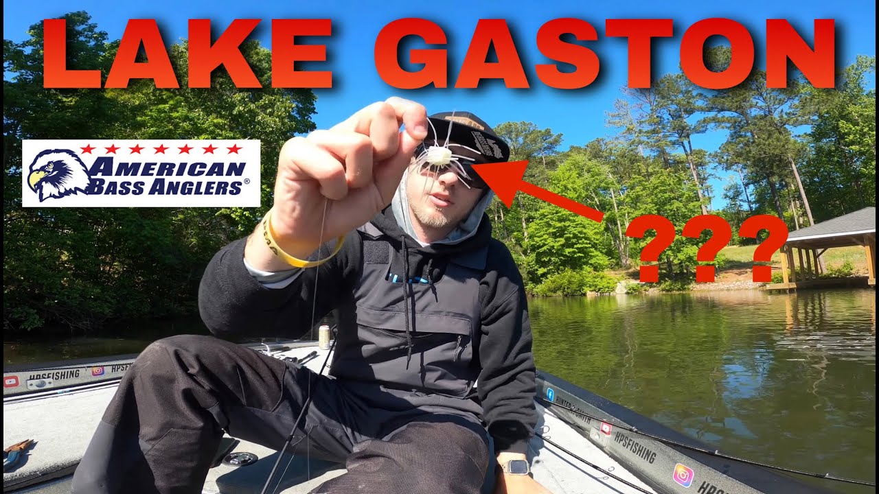 Catching Bass On A DICE??? Lake Gaston ABA Practice - YouTube