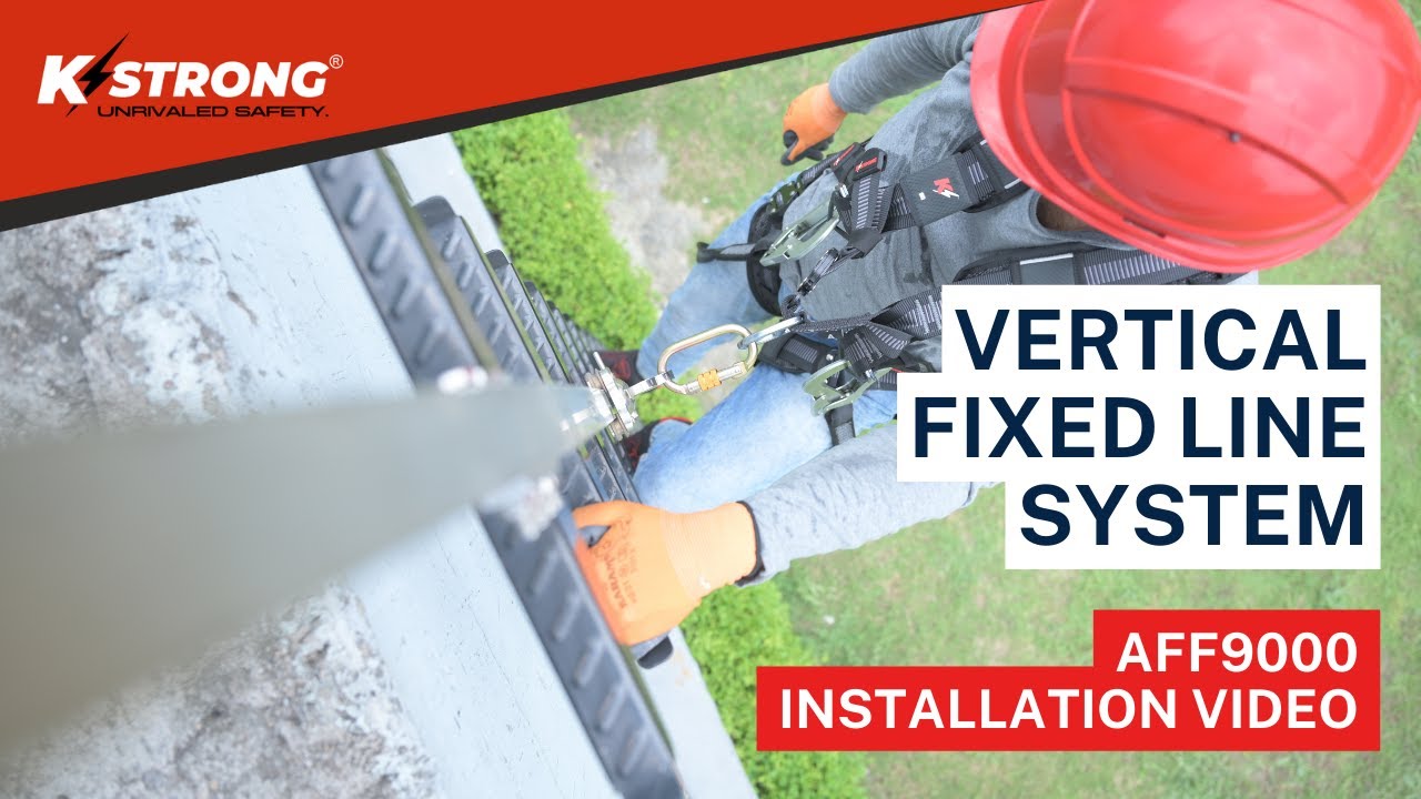 Vertical Anchorage Lifeline System AFF9000 Installation | KStrong Asia ...