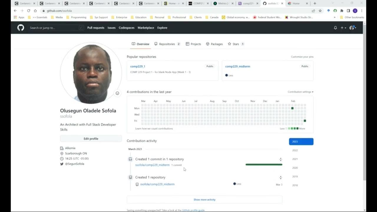 COMP229-Web App Development - Mid Term Exam - YouTube