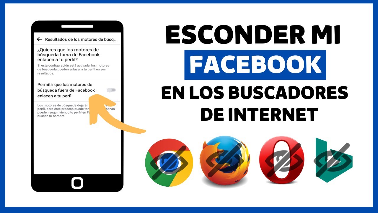 Como OCULTAR mi perfil de Facebook en los buscadores de internet desde el celular | Privacidad ...